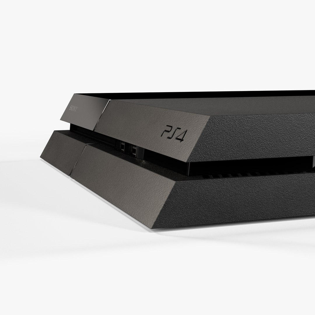 Sony Playstation 4 Console 3d Model