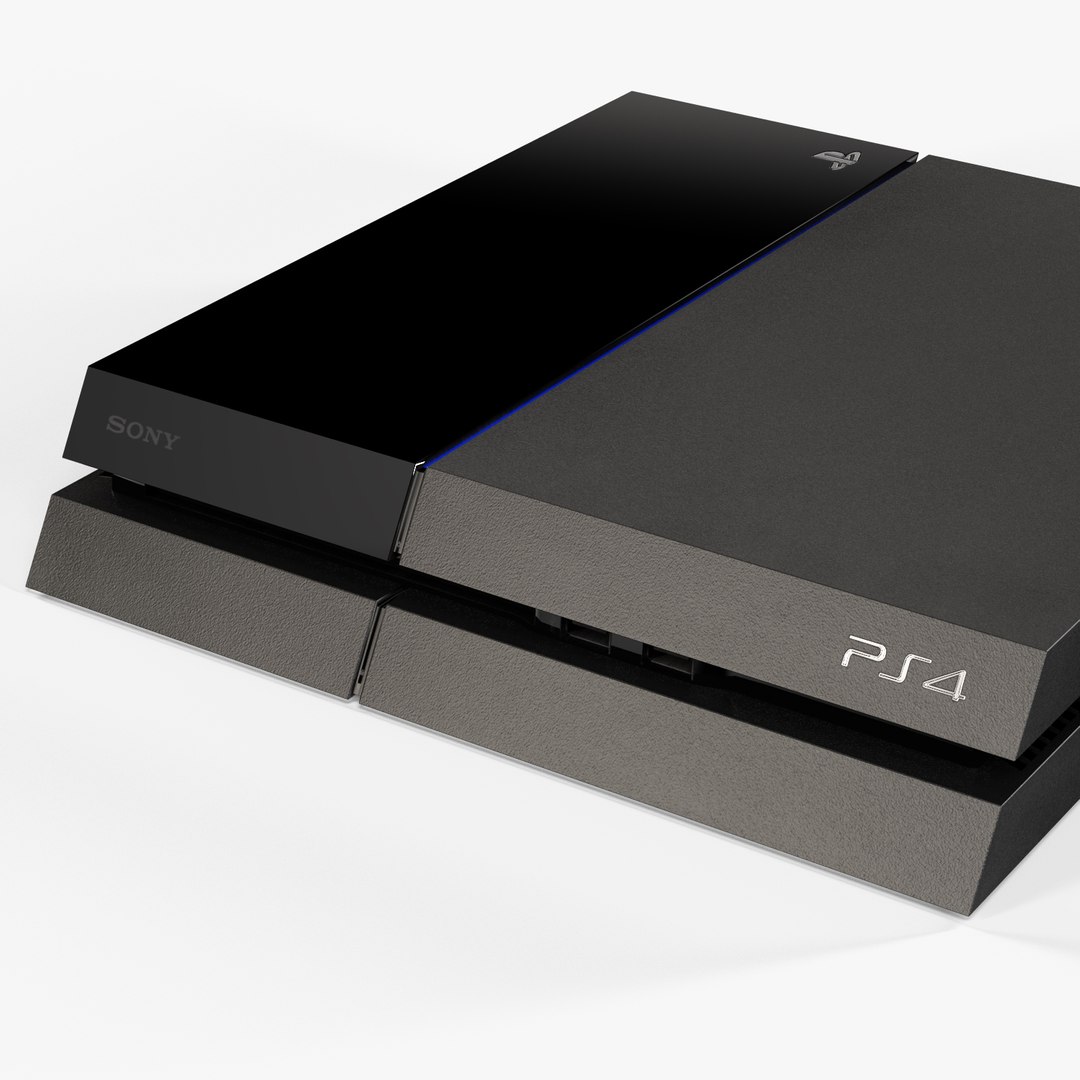 Sony Playstation 4 Console 3d Model