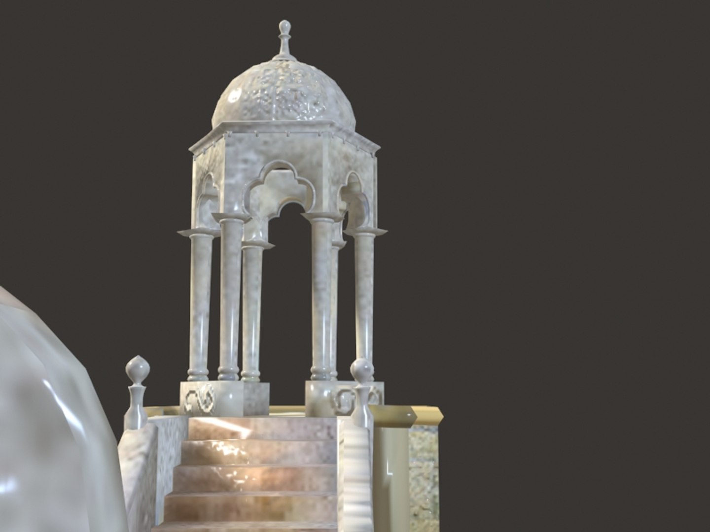 C4d Old Mosque Platform Rostrum