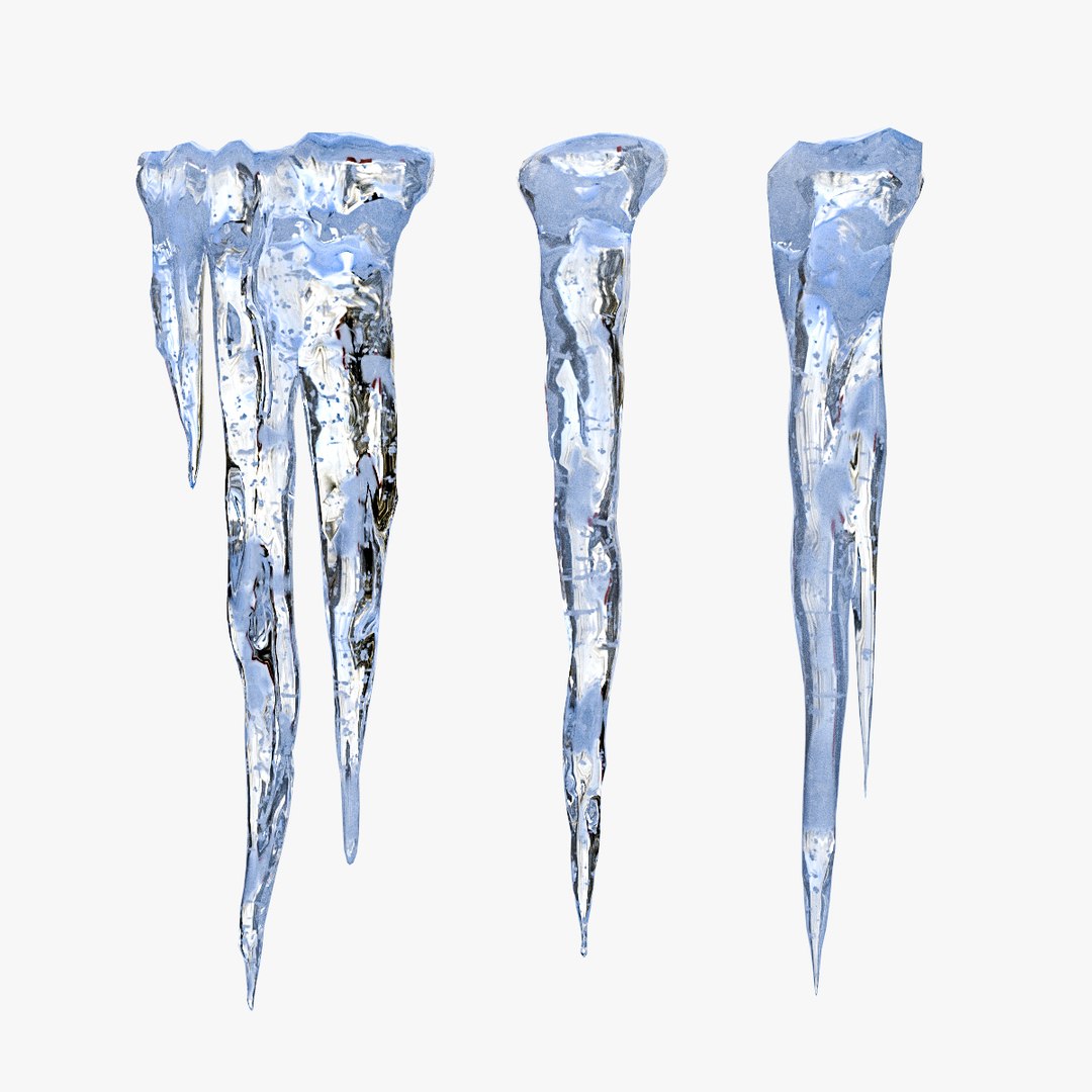Realistic Icicle Drawing