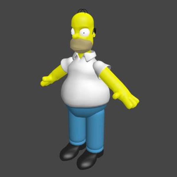 Free Homer Simpson 3D Models for Download | TurboSquid