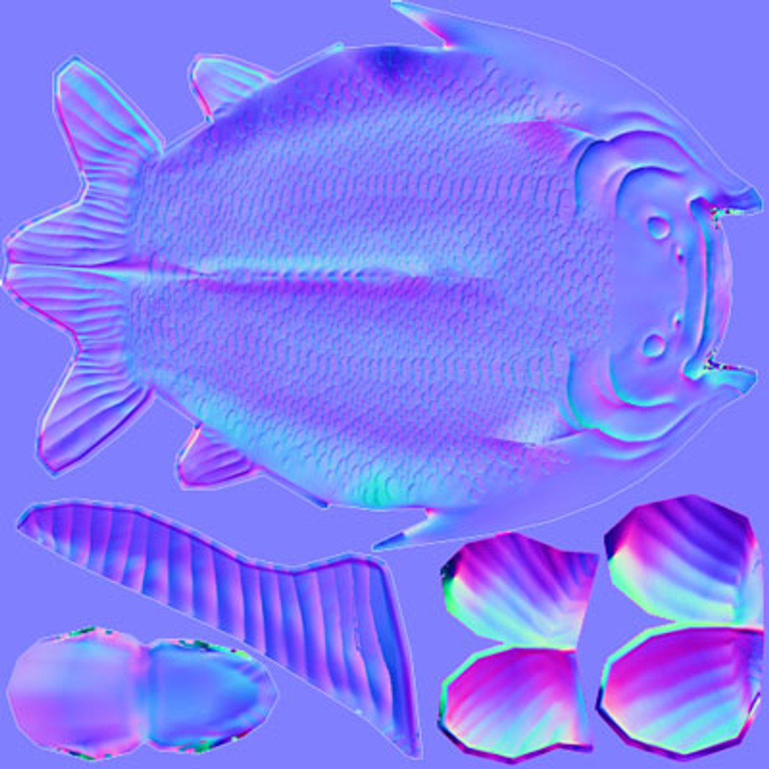 3d Model Koi Fish