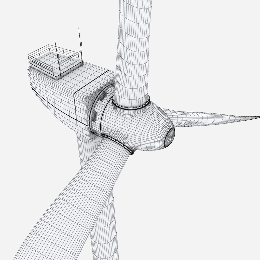 Offshore Wind Farm Jacket And Substation 3D Model - TurboSquid 2173054