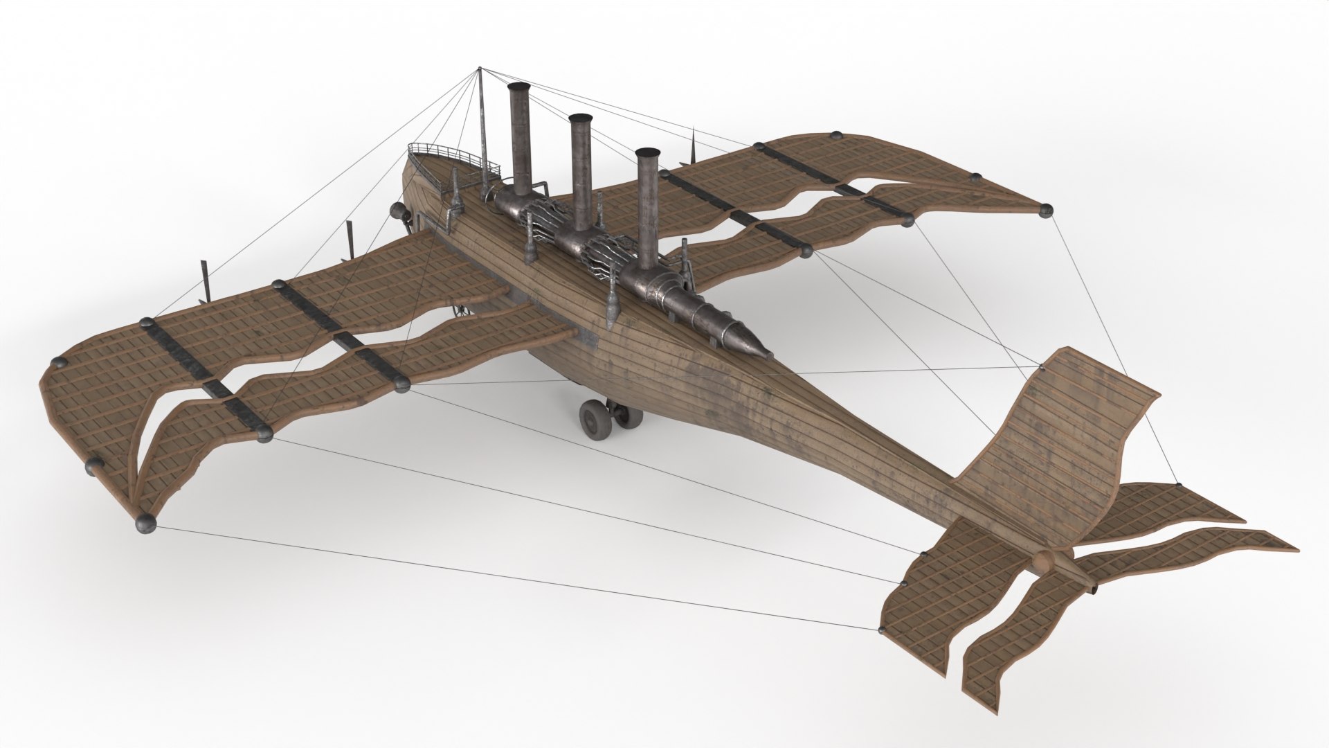 Flying Ship 3D Model - TurboSquid 1601890