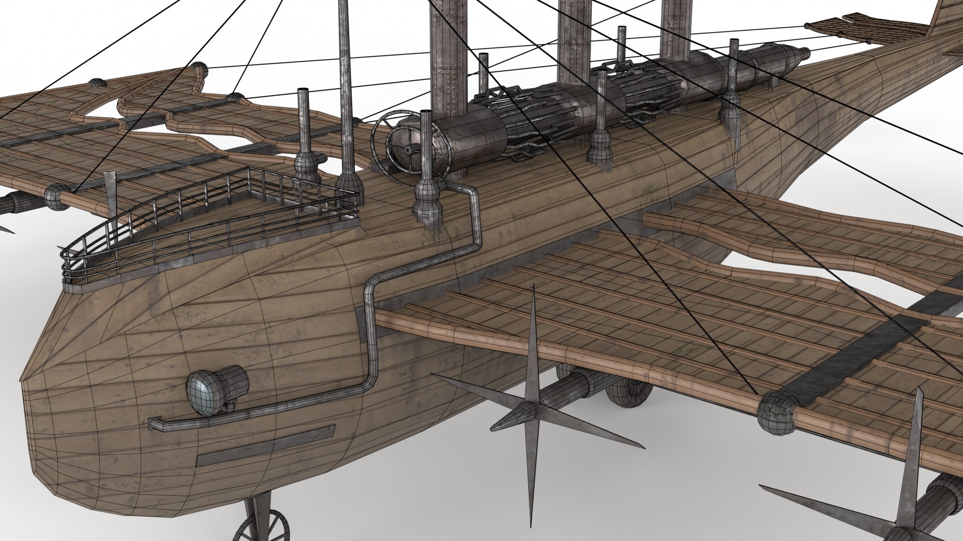 Flying ship 3D model - TurboSquid 1601890