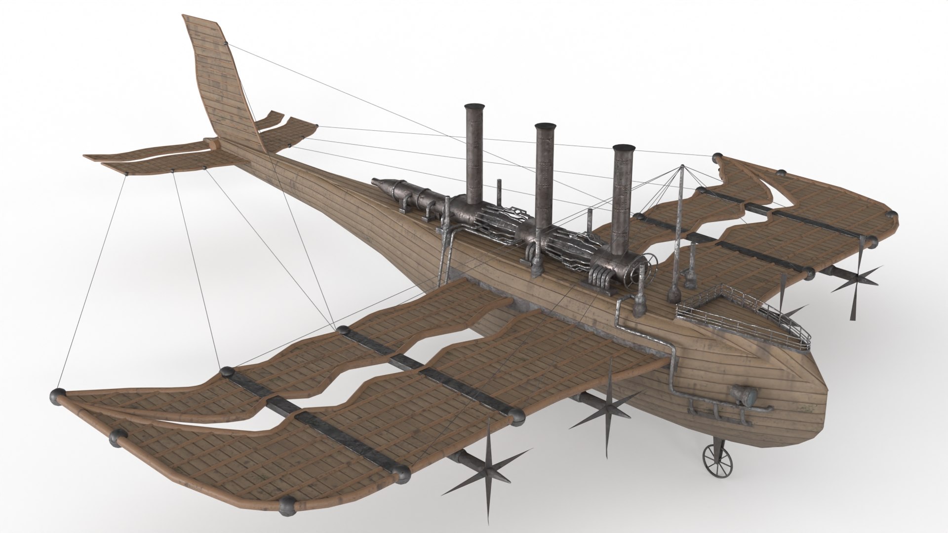 Flying Ship 3D Model - TurboSquid 1601890