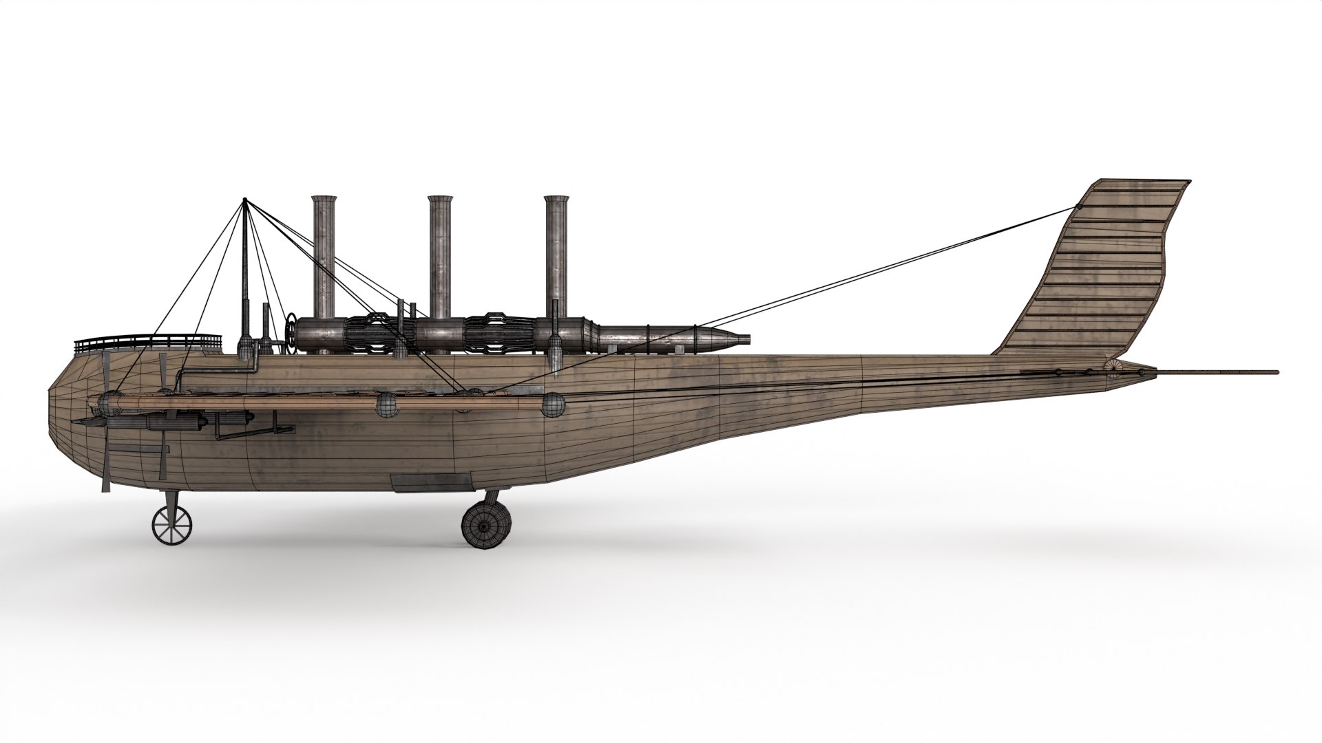 Flying Ship 3D Model - TurboSquid 1601890