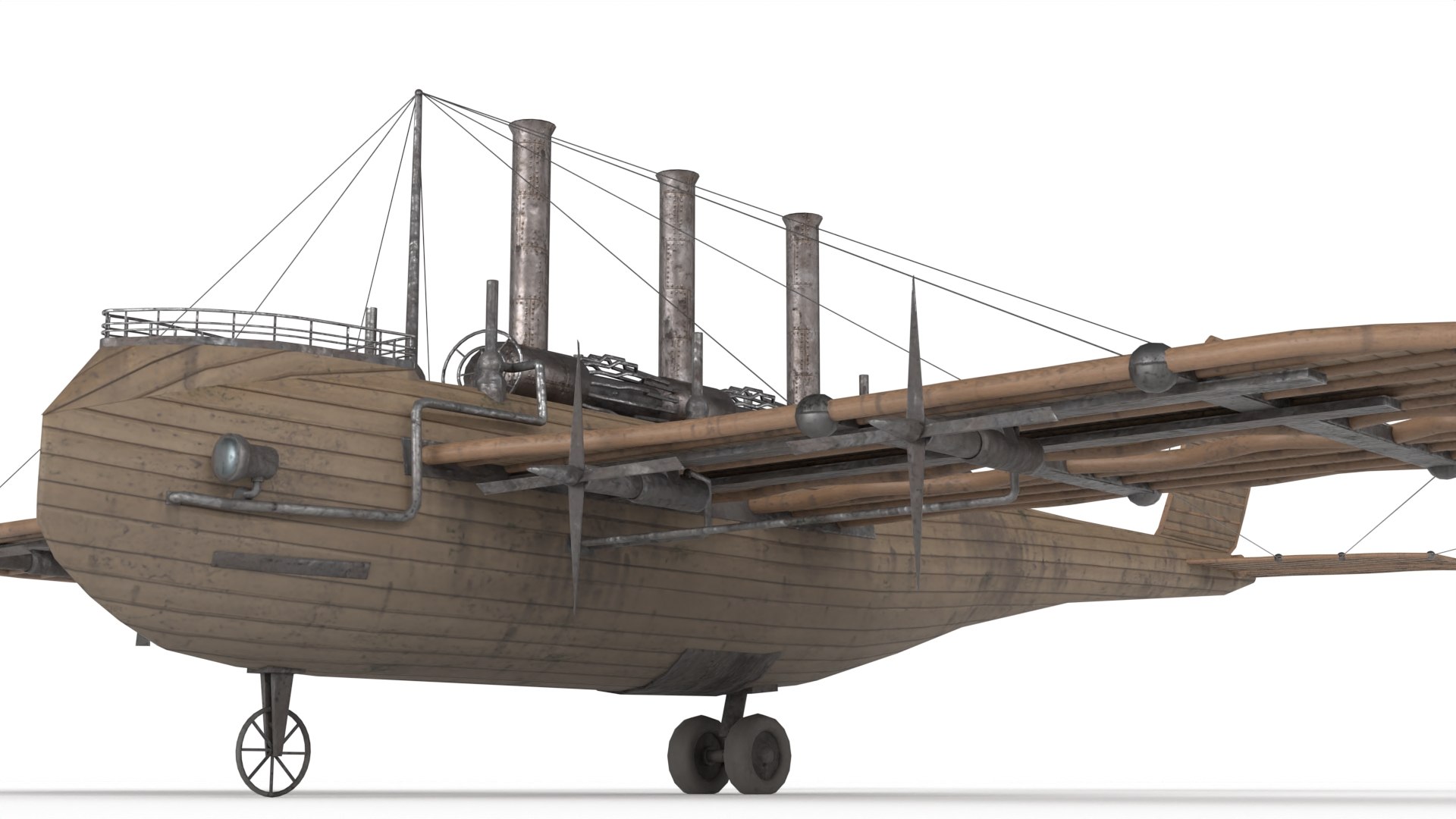 Flying Ship 3D Model - TurboSquid 1601890