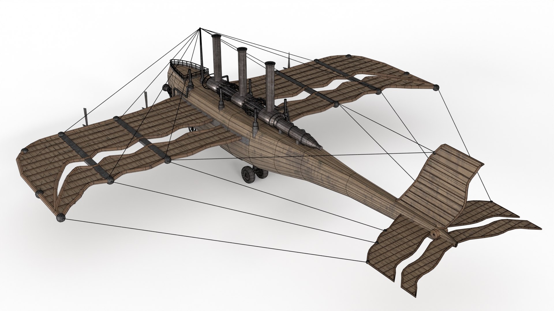 Flying Ship 3D Model - TurboSquid 1601890
