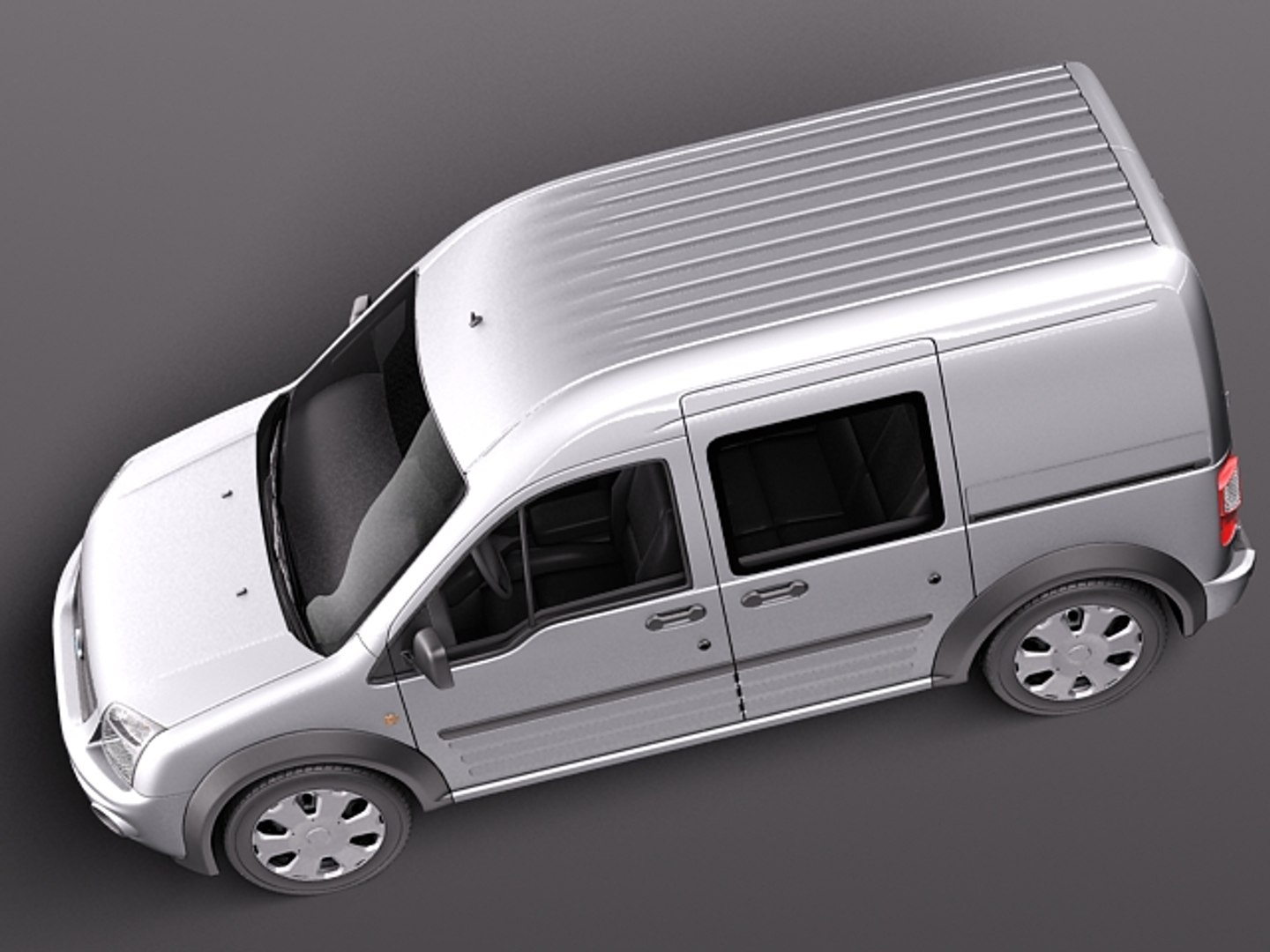 Transit Connect Van 2012 3d C4d