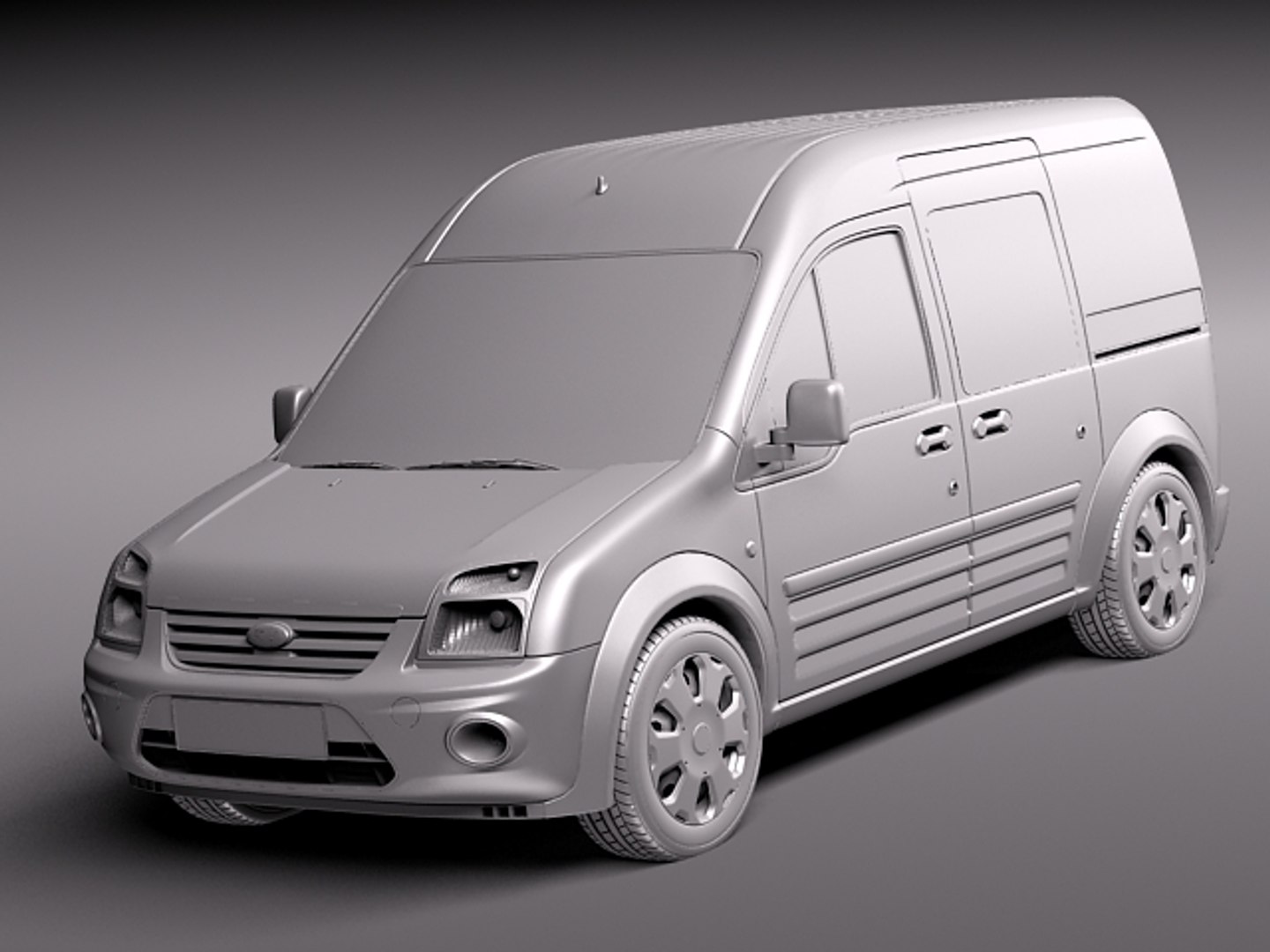 Transit Connect Van 2012 3d C4d