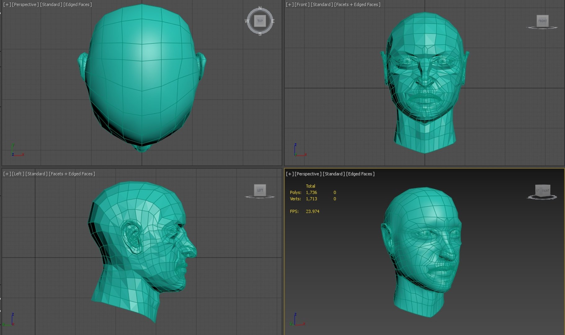 Face 1 3D Model - TurboSquid 1856634