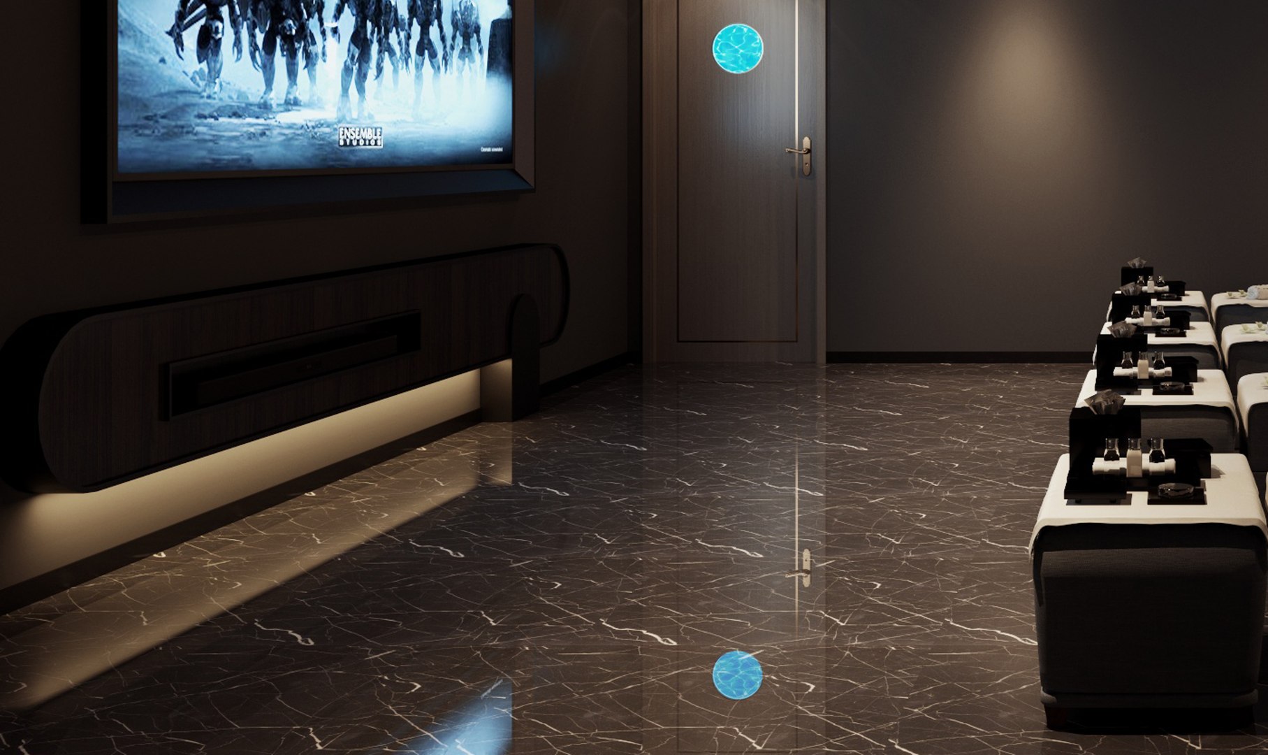 3D New Chinese style AV room model - TurboSquid 2057534