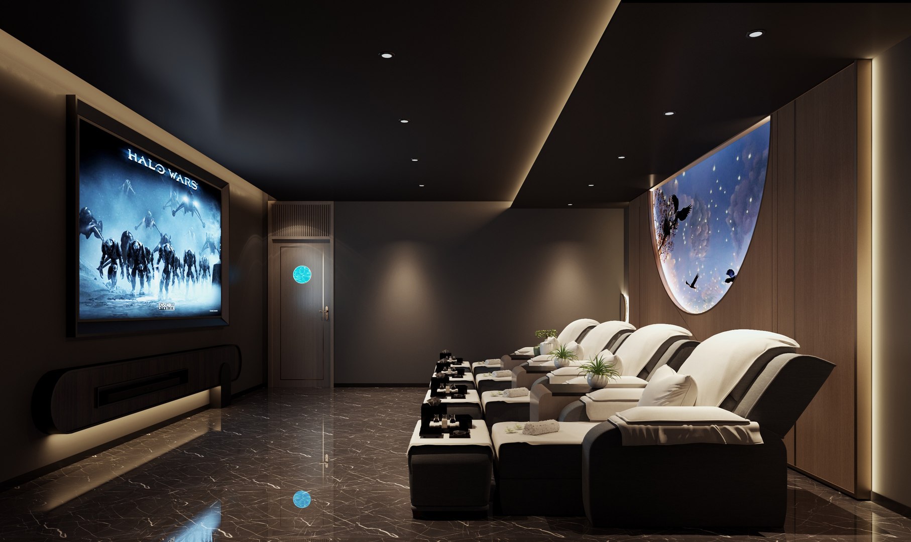 3D New Chinese style AV room model - TurboSquid 2057534