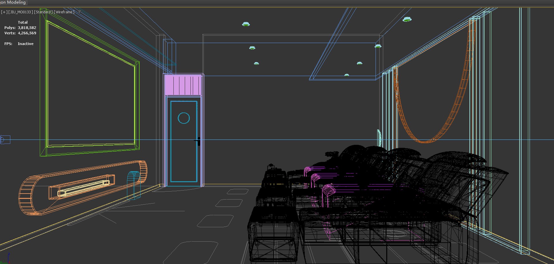 3D New Chinese style AV room model - TurboSquid 2057534