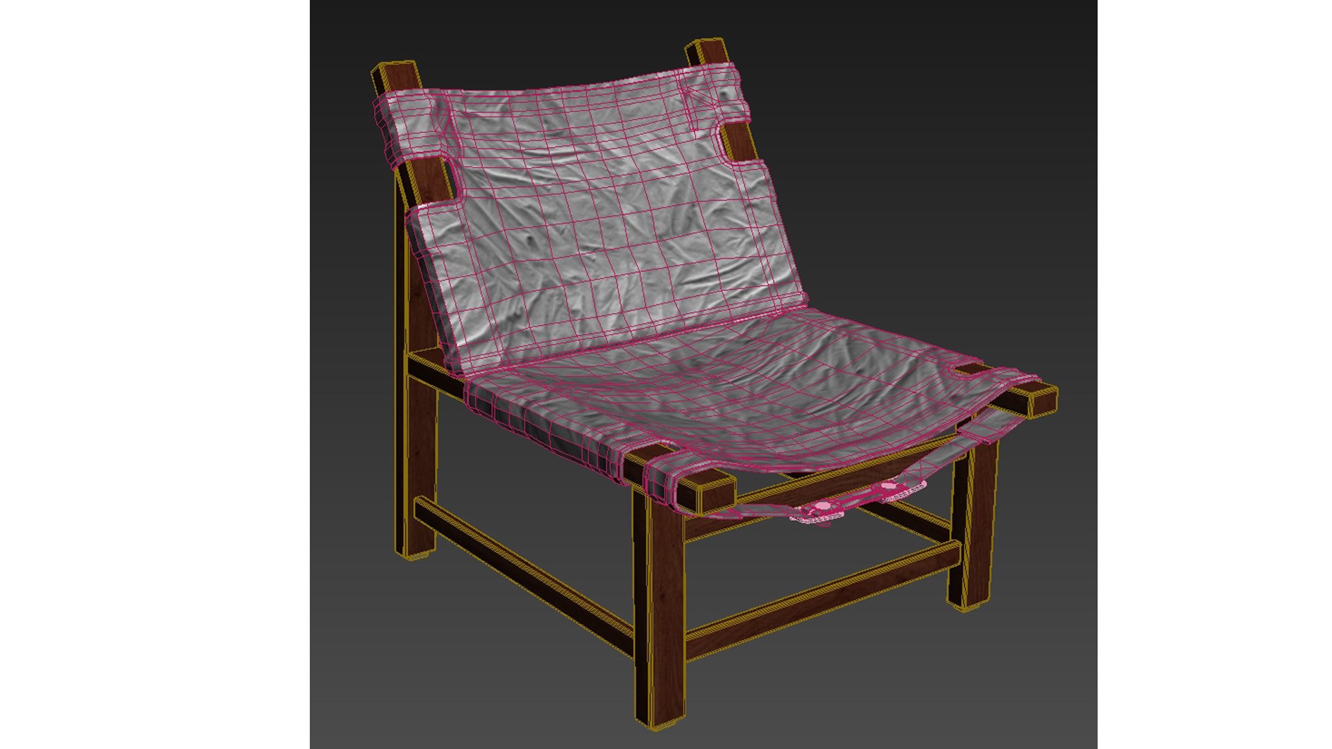 Primitive collections Winchester leather chair 3D model - TurboSquid ...
