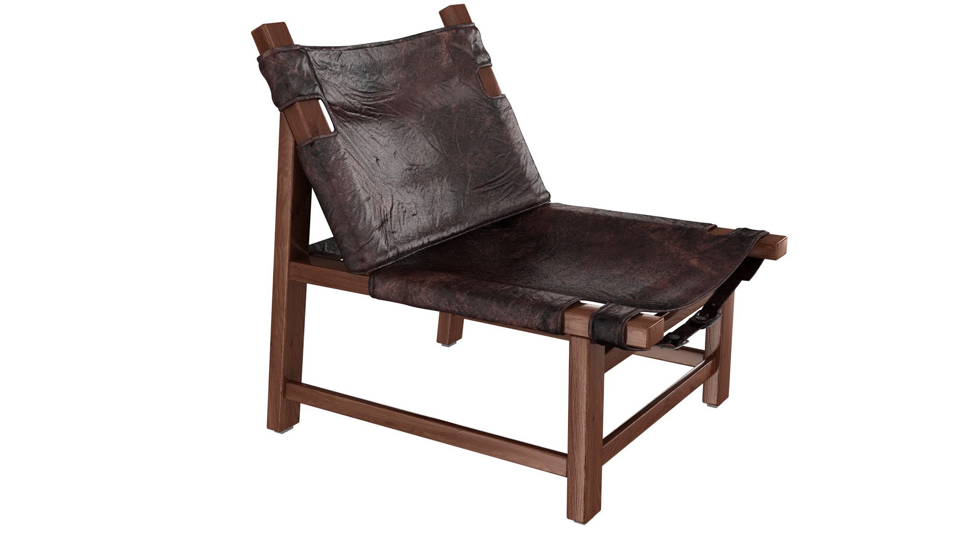Primitive collections Winchester leather chair 3D model - TurboSquid ...