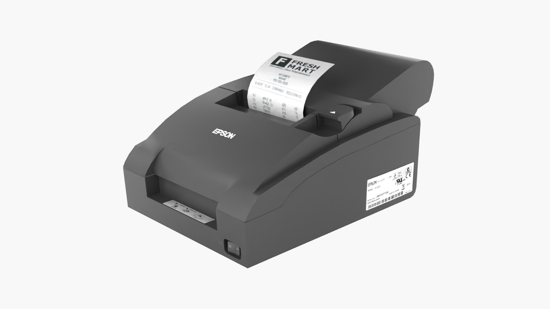Printer Slip 3D - TurboSquid 1841985