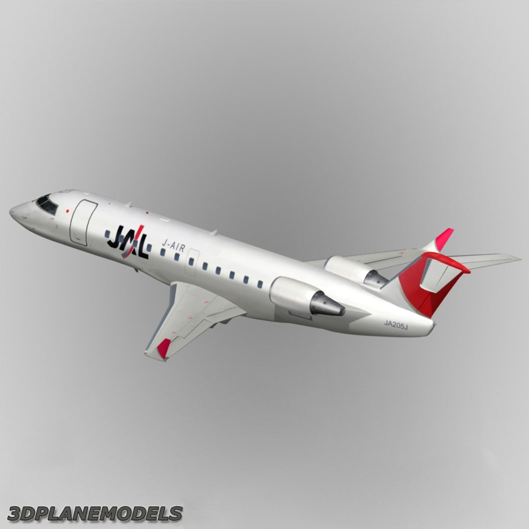 Max Bombardier Crj-200 Jal J-air