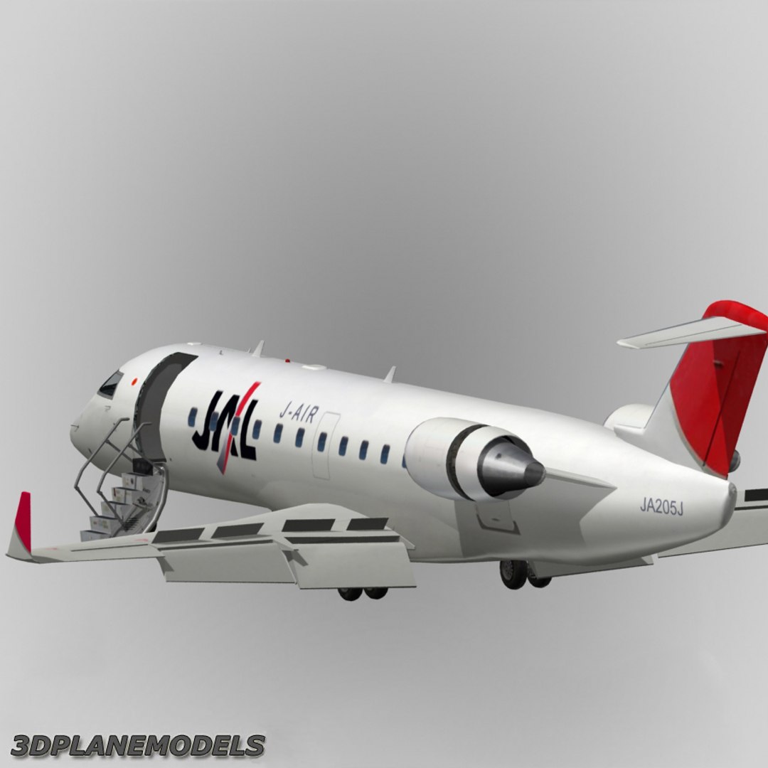 Max Bombardier Crj-200 Jal J-air
