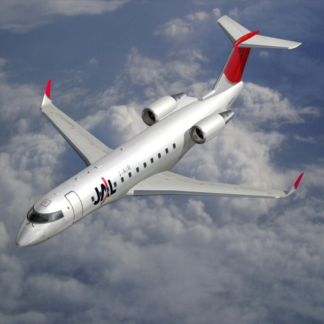 Max Bombardier Crj-200 Jal J-air