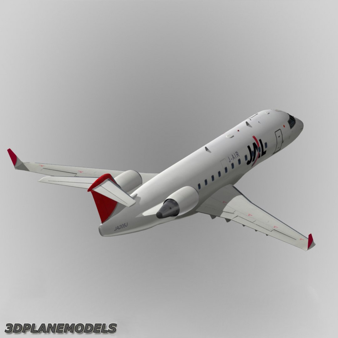 Max Bombardier Crj-200 Jal J-air