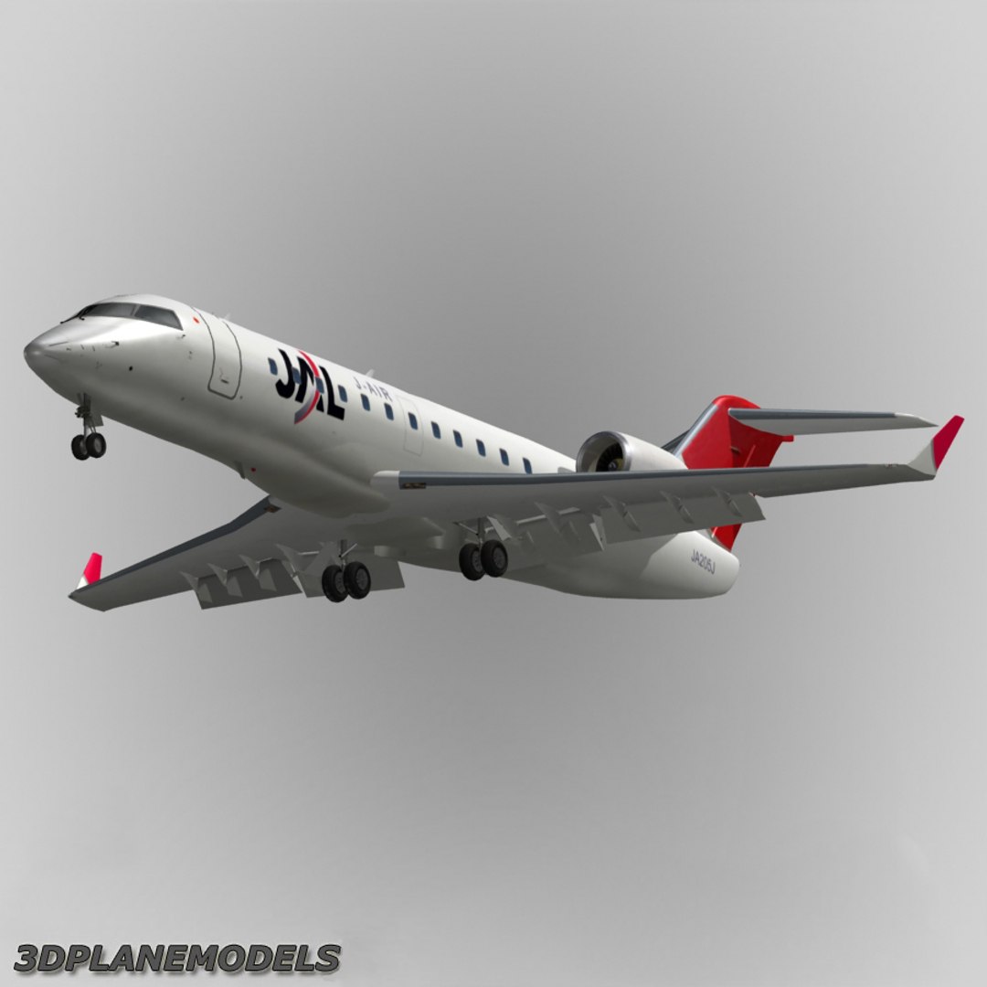 Max Bombardier Crj-200 Jal J-air