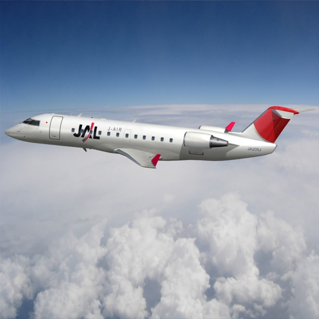 Max Bombardier Crj-200 Jal J-air