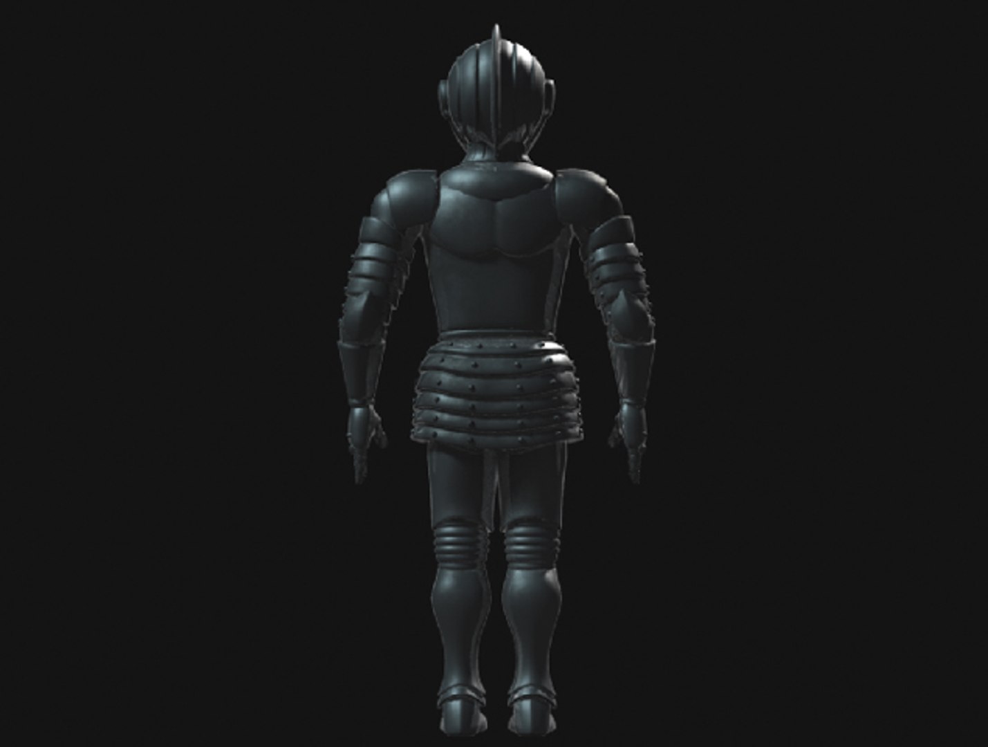 3d Knight Armor Model
