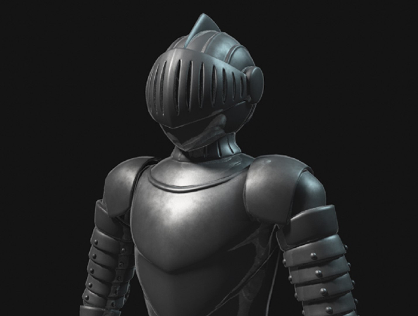 3d Knight Armor Model