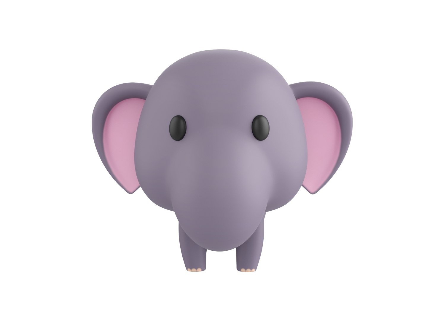 Elephant Character 3D Model - TurboSquid 1663173
