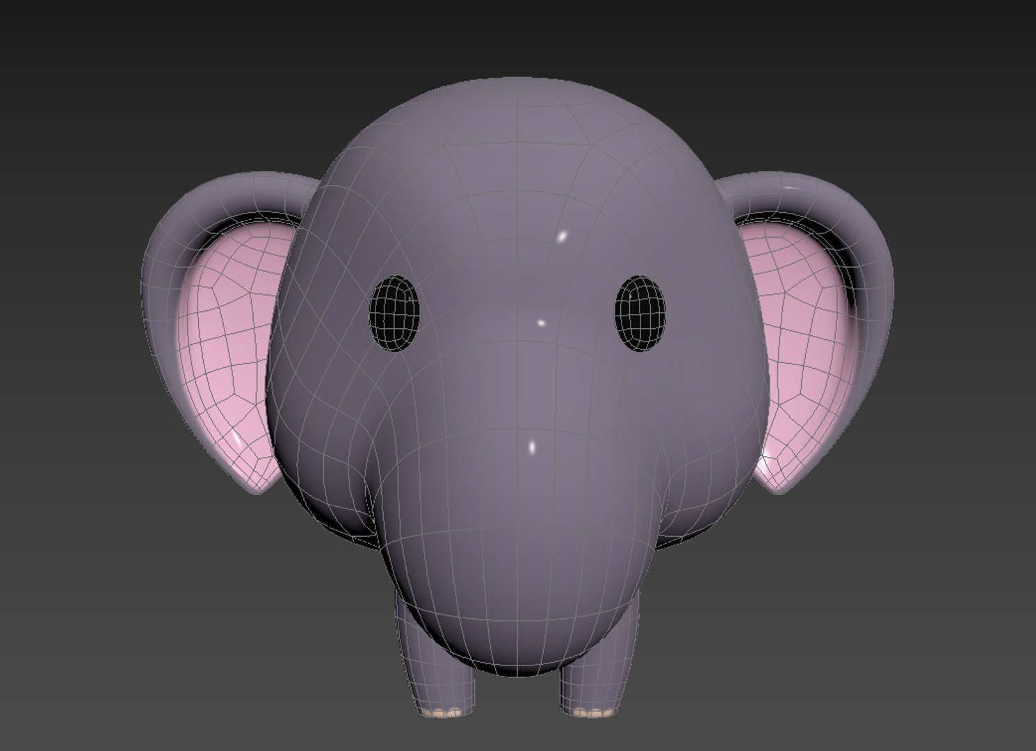 Elephant Character 3D Model - TurboSquid 1663173