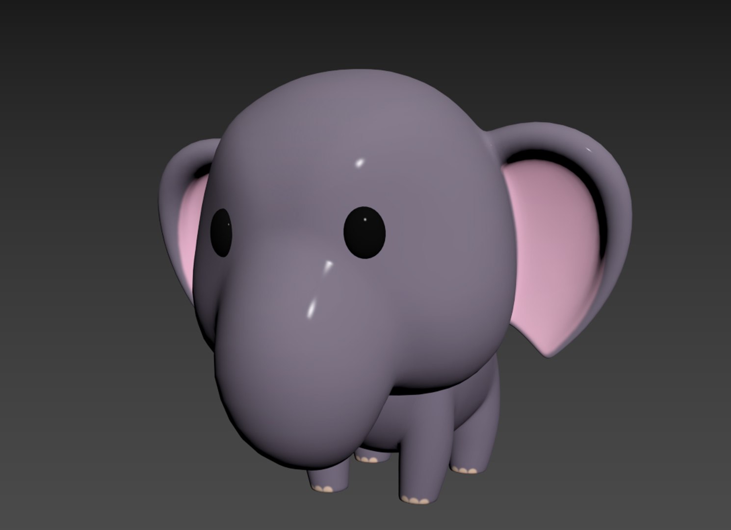 Elephant Character 3D Model - TurboSquid 1663173