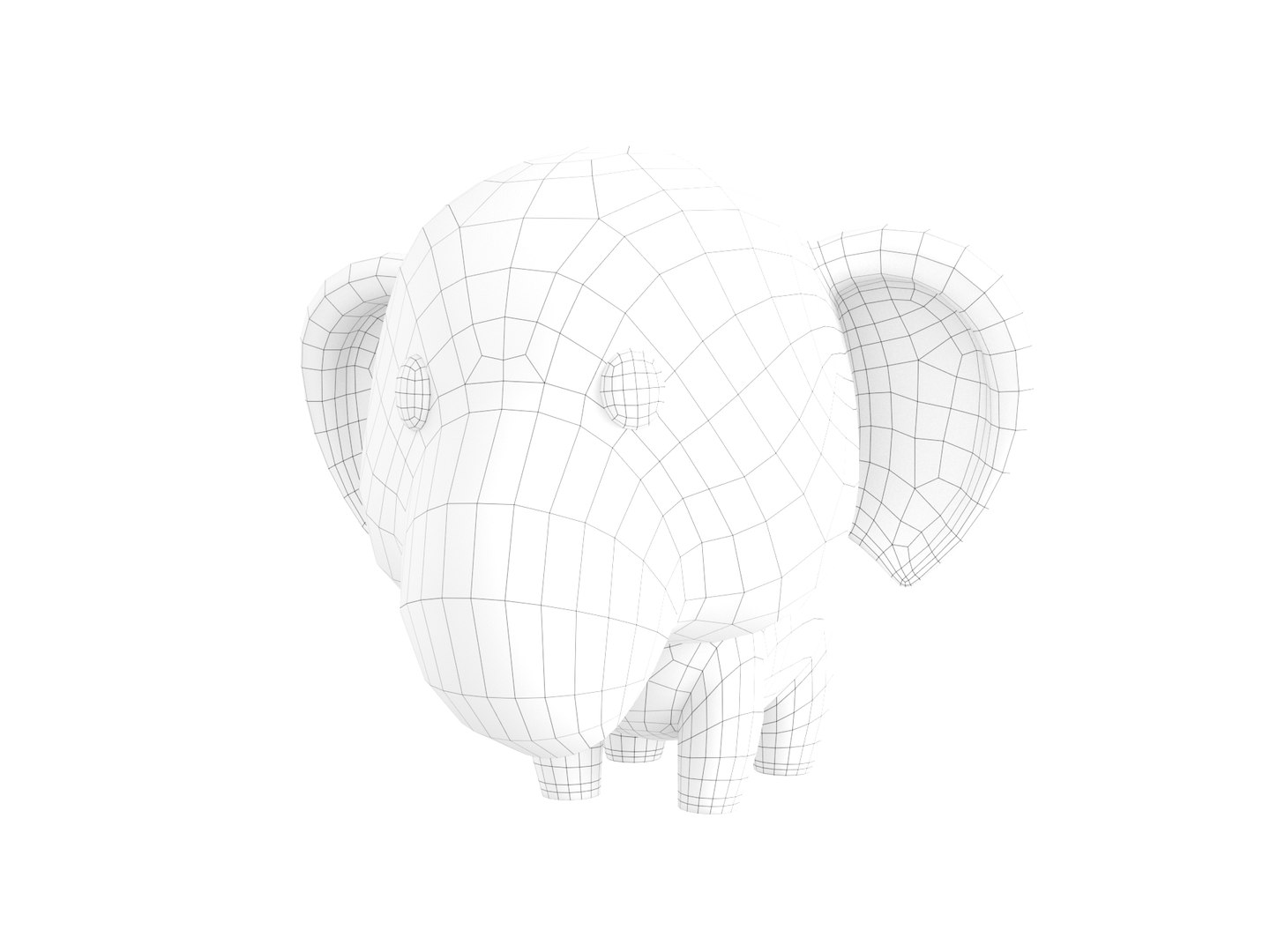 Elephant Character 3D Model - TurboSquid 1663173