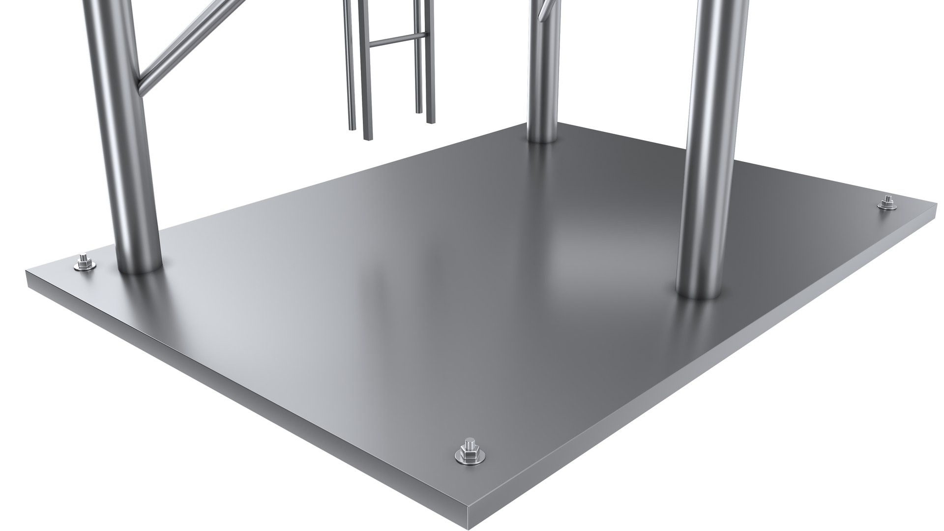 Stadium Lighting Pole 3D Model - TurboSquid 2227046