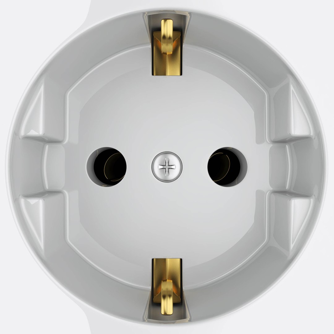 3d Power Socket Model