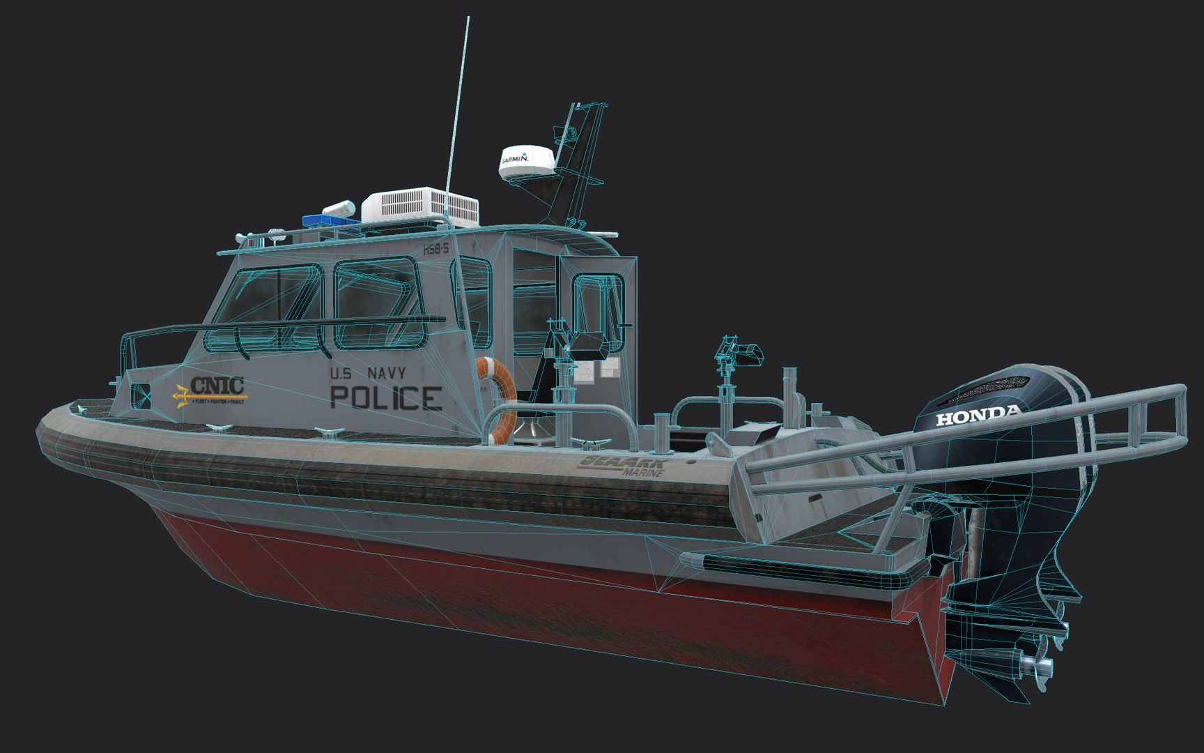 Sea Ark US Navy Police Model - TurboSquid 2061768