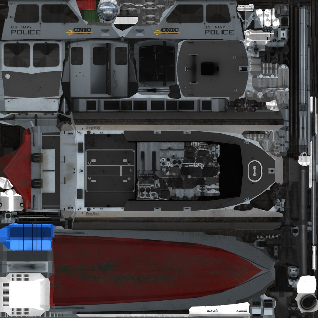 Sea Ark US Navy Police Model - TurboSquid 2061768