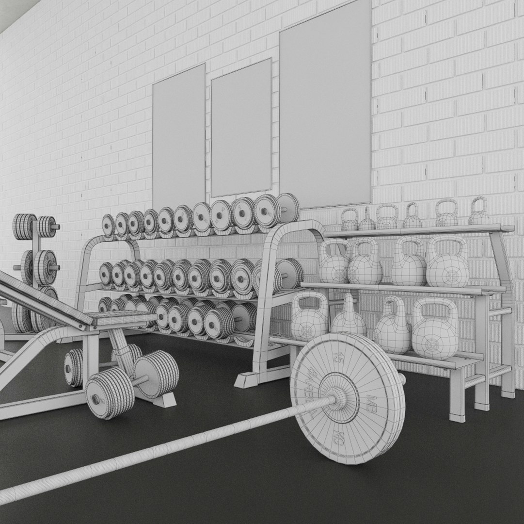 3D Gym - TurboSquid 1797201