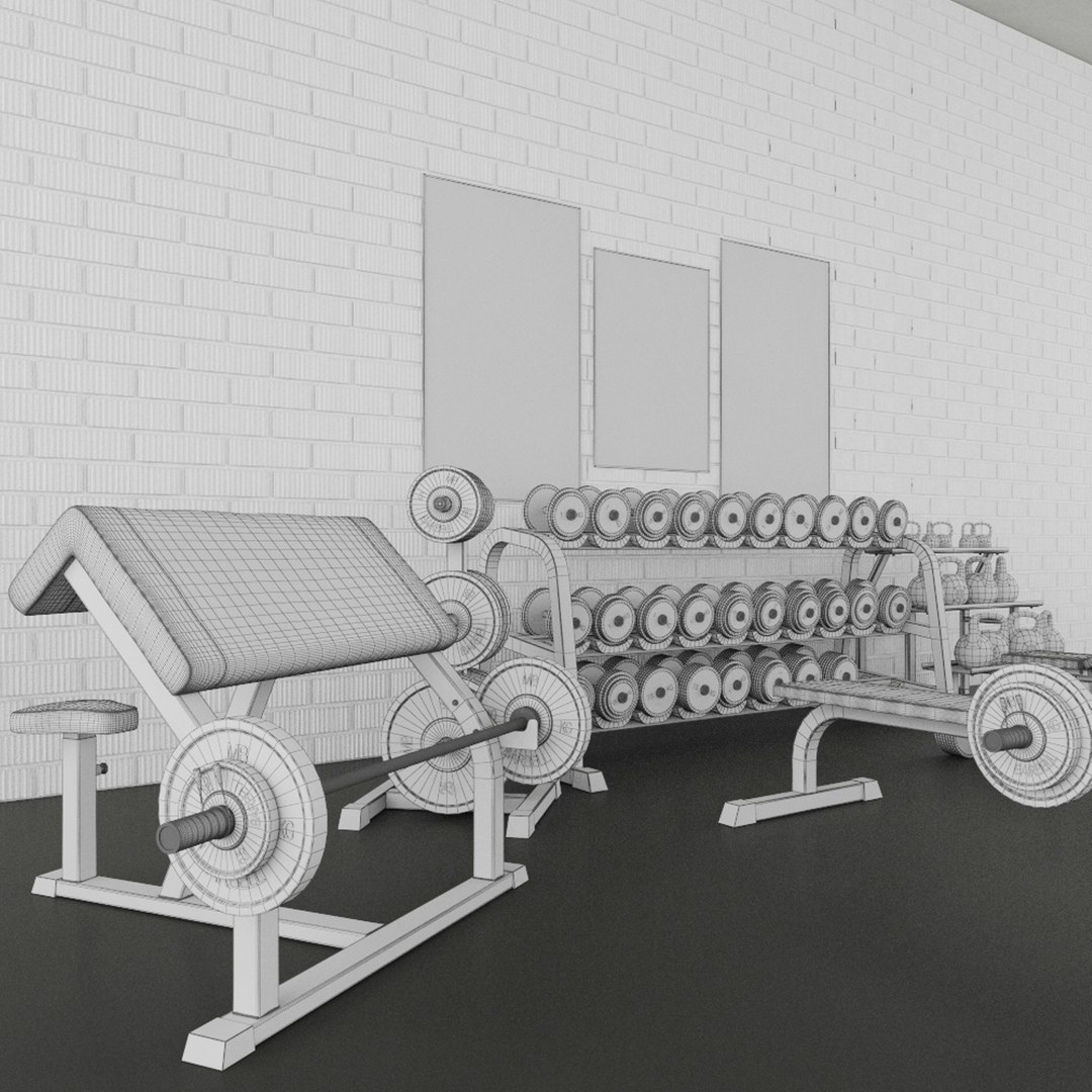 3D Gym - TurboSquid 1797201