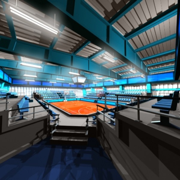 basketball arena 3d model