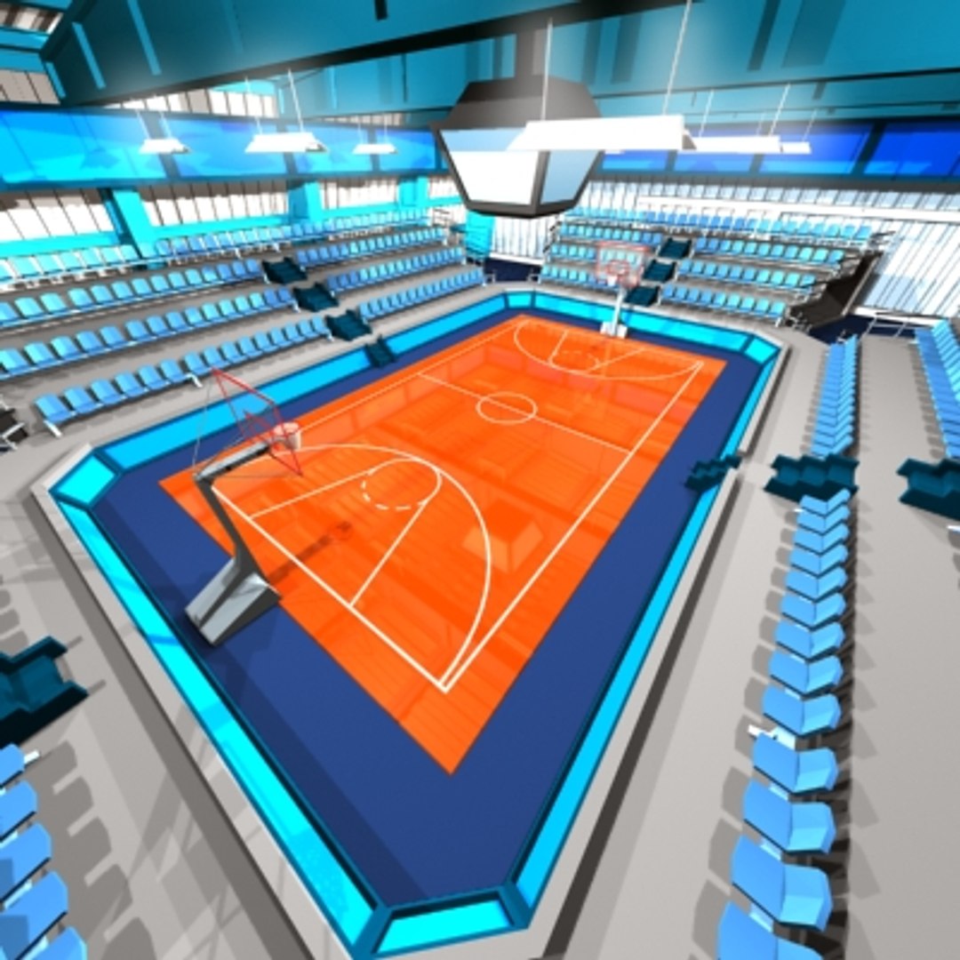 Basketball Arena 3d Model