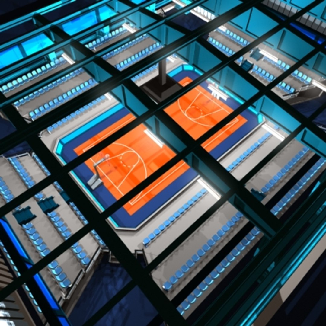 Basketball Arena 3d Model