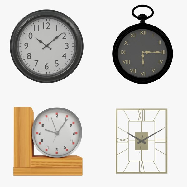 modelo 3d Conjunto de relojes - TurboSquid 2124327