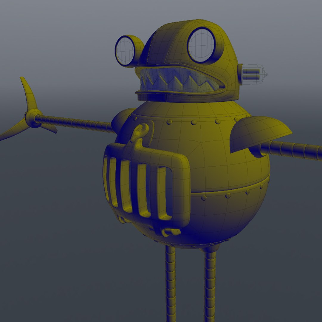 Robot Steam Punk 3d Model