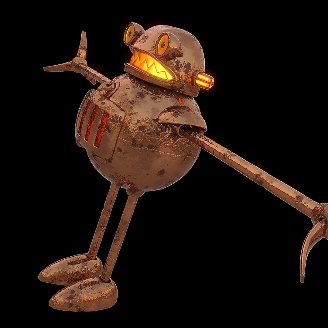 Robot Steam Punk 3d Model