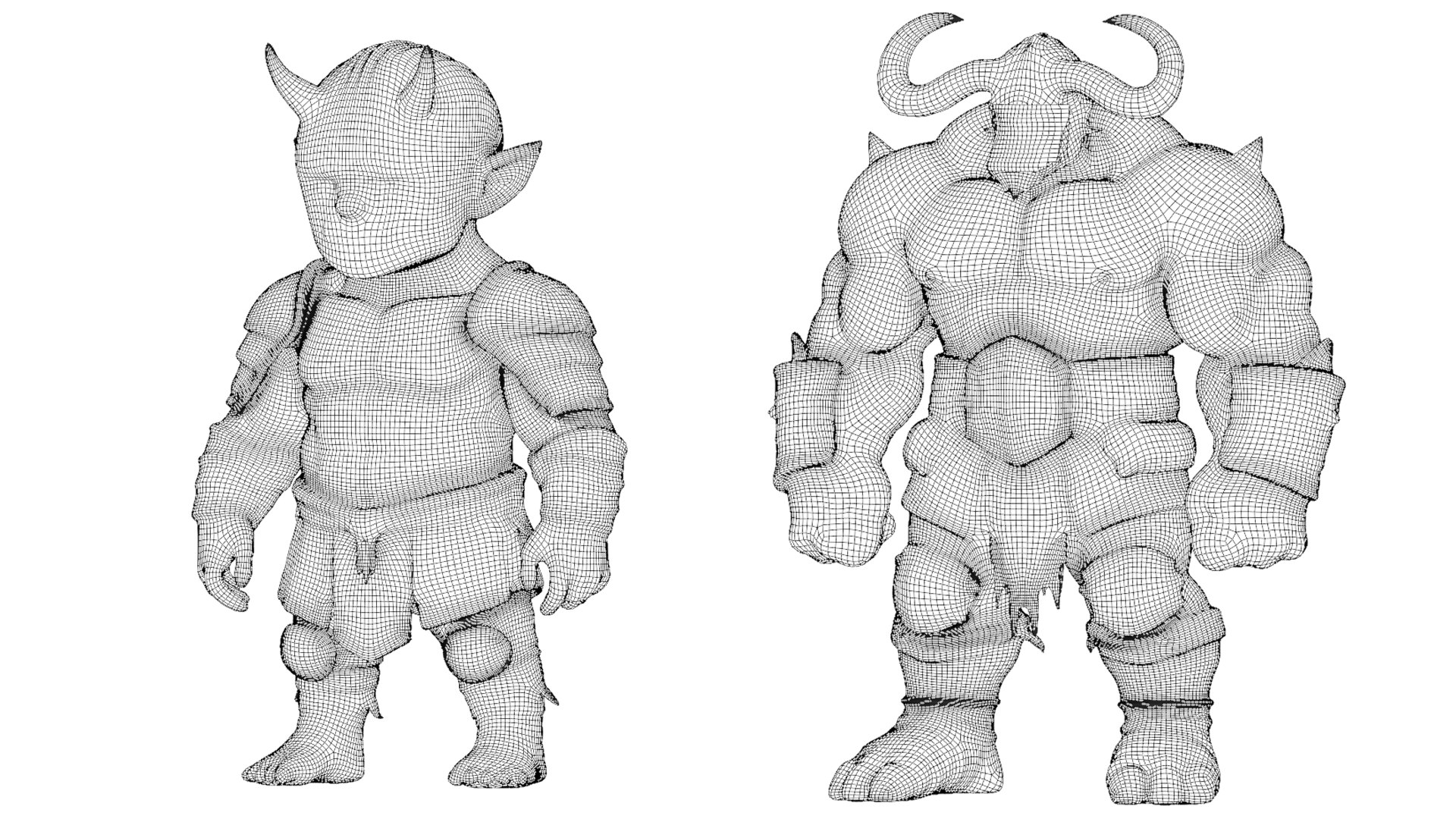 Ogre Character Pack 3D Model - TurboSquid 2400581
