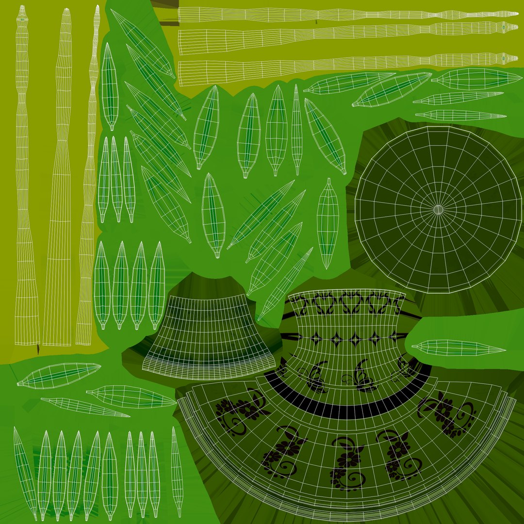 Flower Pot Green 3D Model - TurboSquid 1686882