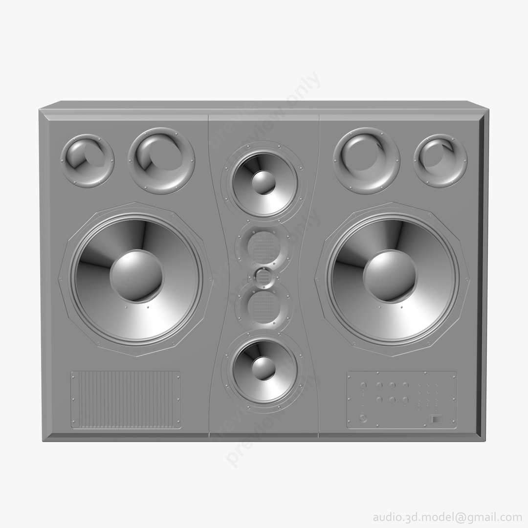 Monitor adam s7a mk2 3D model - TurboSquid 1168189