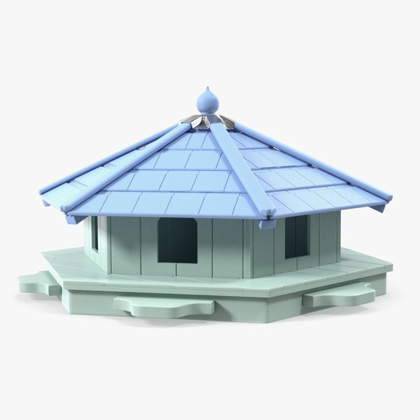 modelo 3d Pato Casa Flotante Hexagonal - TurboSquid 1987221